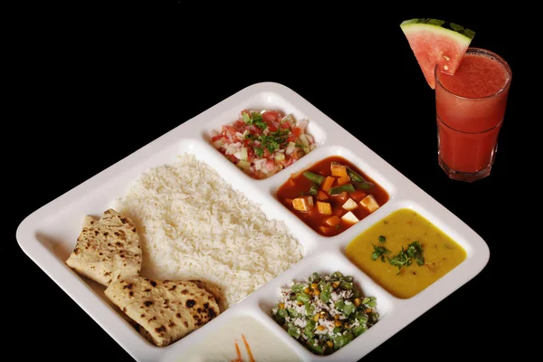 Indian vegetarian thali. Stock Photo by ©manubahuguna 50775209
