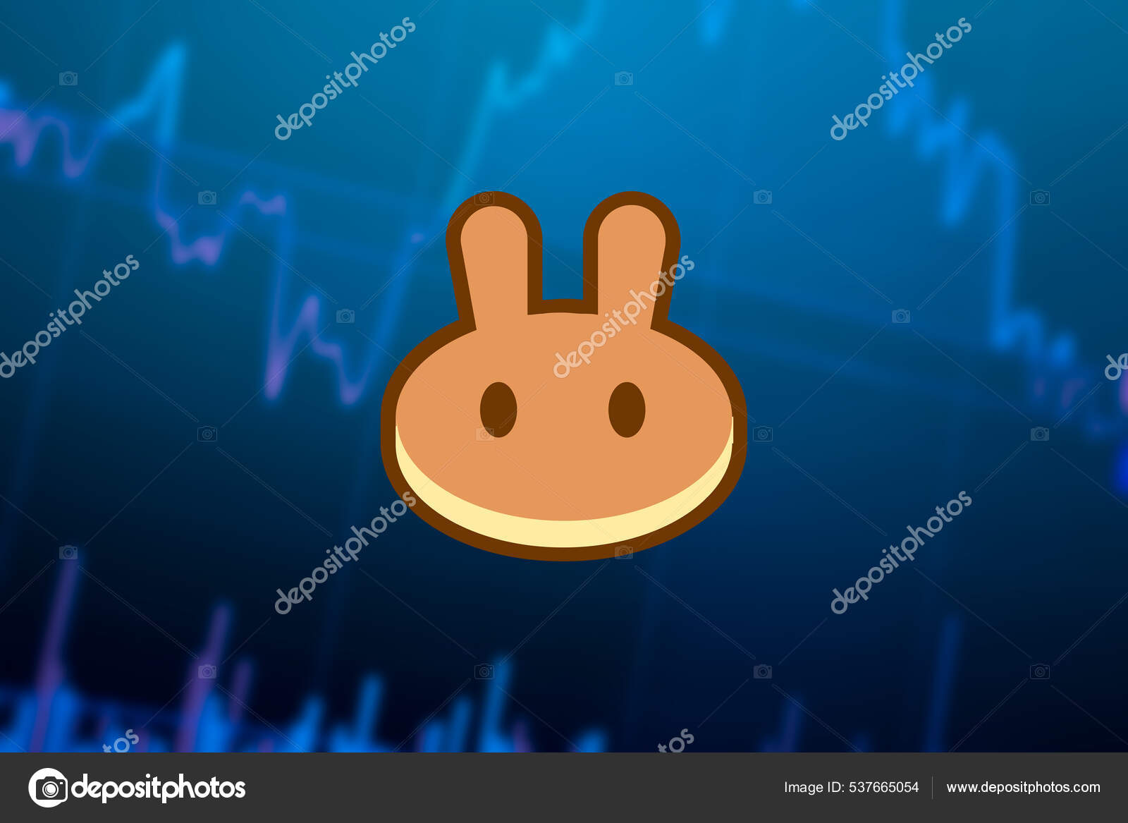 PancakeSwap Cryptocurrency. CAKE coin growth chart on the exchange ...