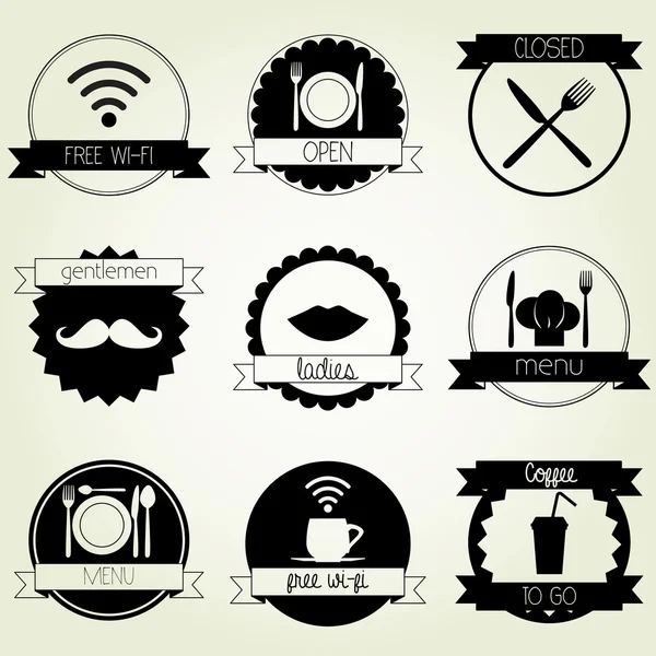 7,674 Restaurant labels Vector Images | Depositphotos