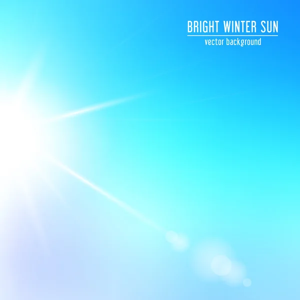 Winter sun Vector Art Stock Images | Depositphotos