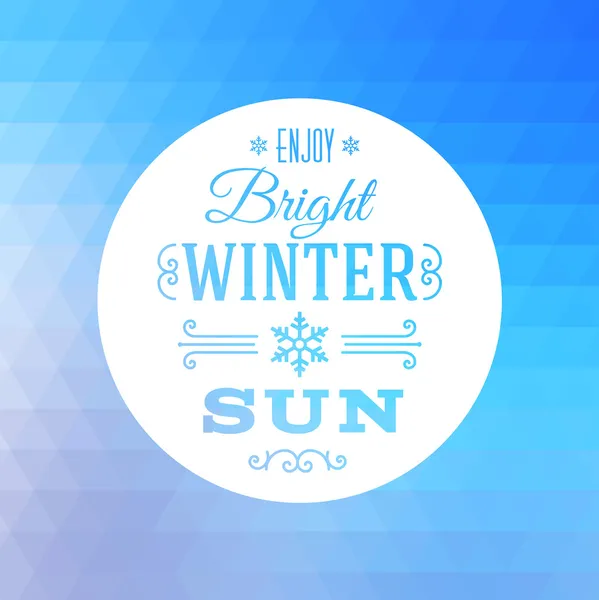 Winter sun Vector Art Stock Images | Depositphotos