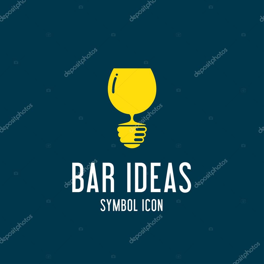 Ideas de barra vector abstracto símbolo icono Vector de stock por ...