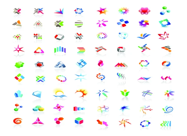 49 design elements - creative symbols collection — Stock Vector ...