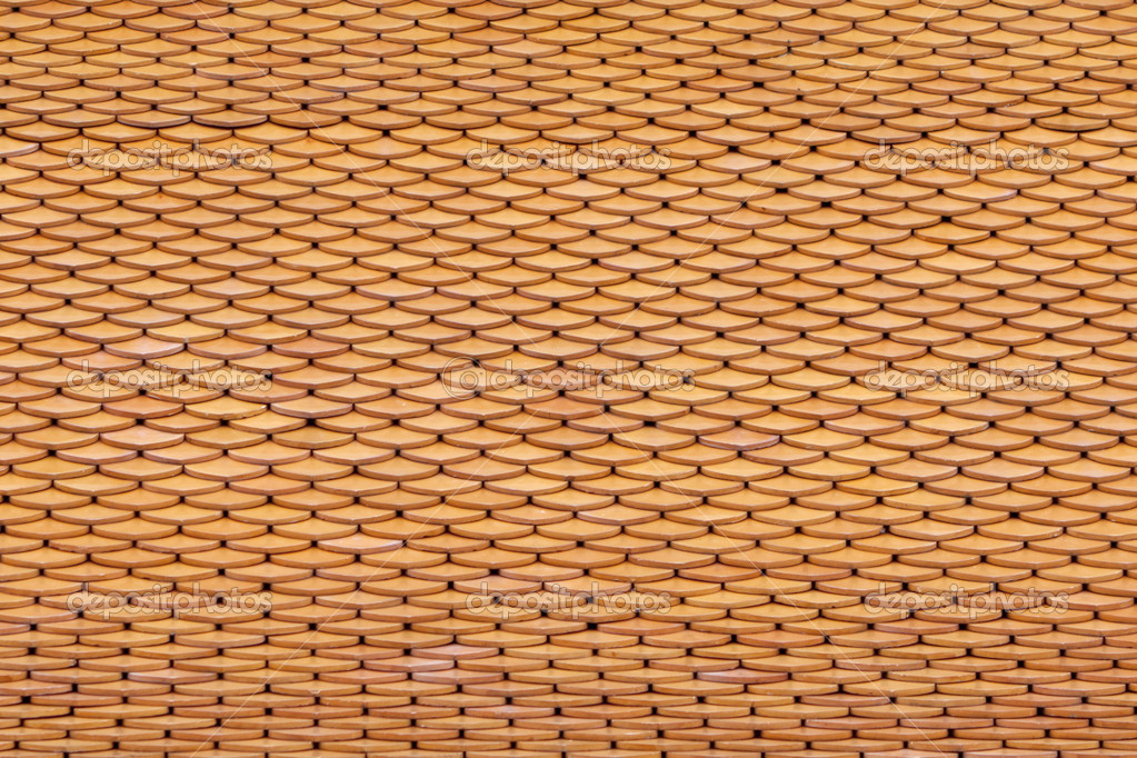Golden roof tiles Stock Photo by ©Skystorm 44707377