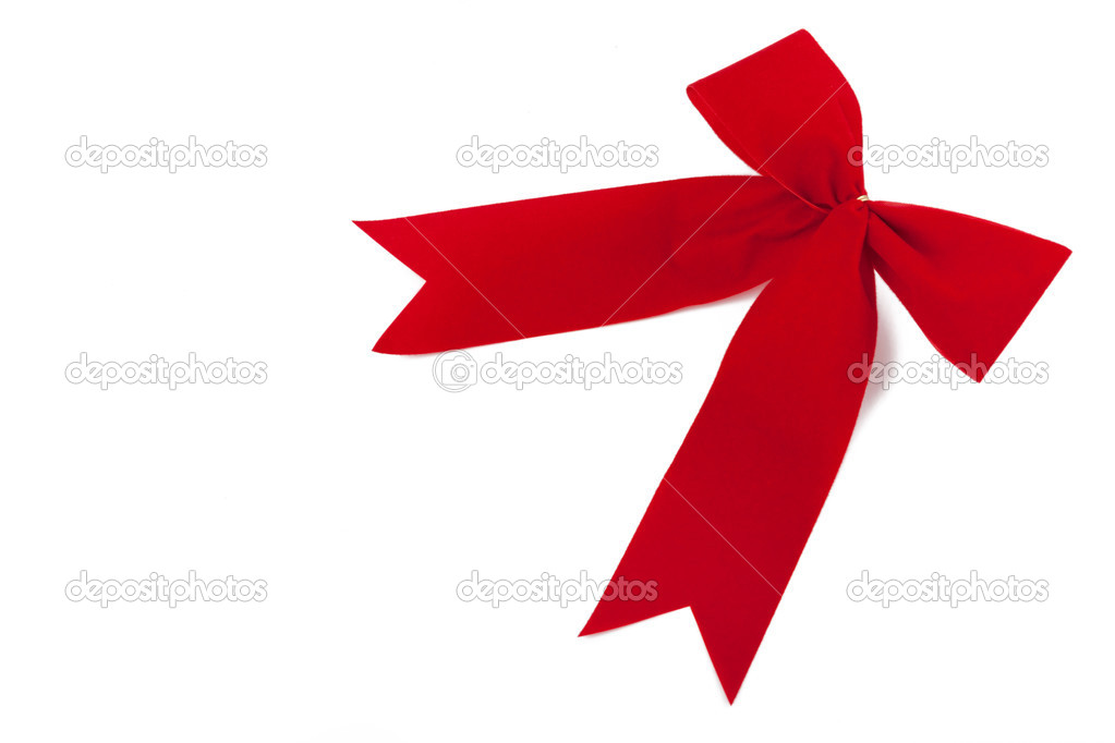 Red velvet ribbon Stock Photo by ©Skystorm 46076397
