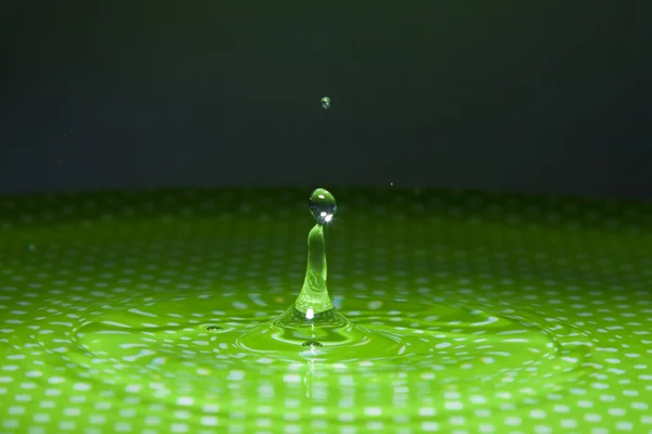 Green Water Drop - Stock Image - Everypixel