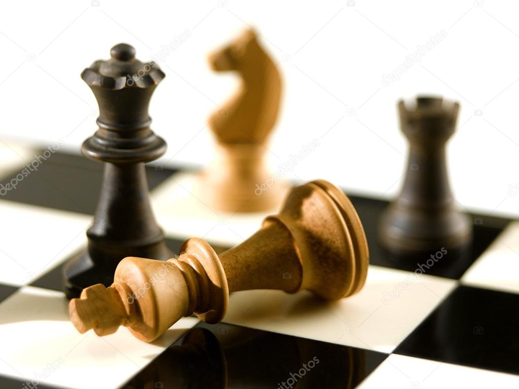 Chess checkmate — Stock Photo © EcoPimStudio #43455739