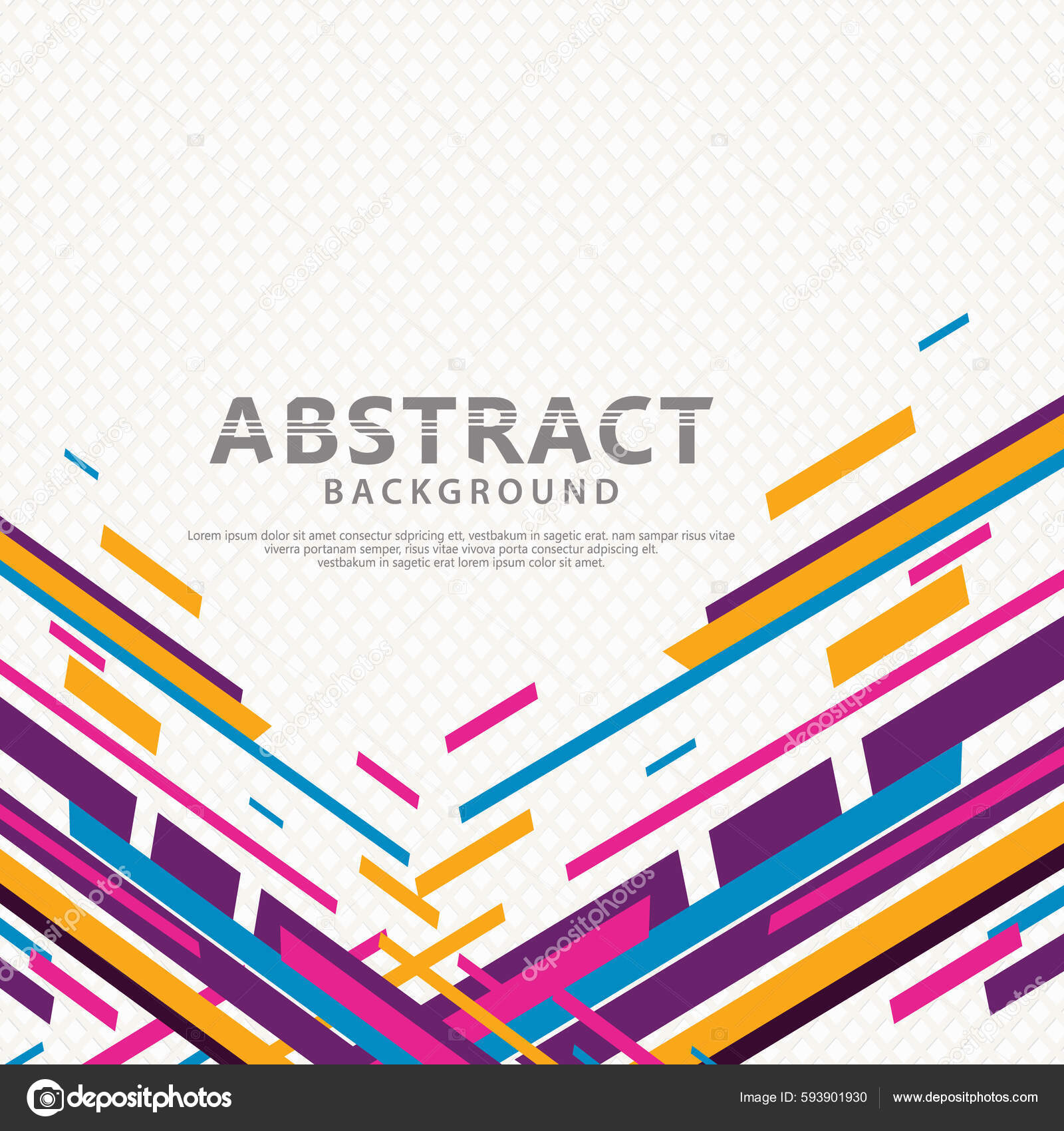 Futuristic Dynamic Colorful Lines Ornament Texture Modern Pattern Background Vector Stock Vector