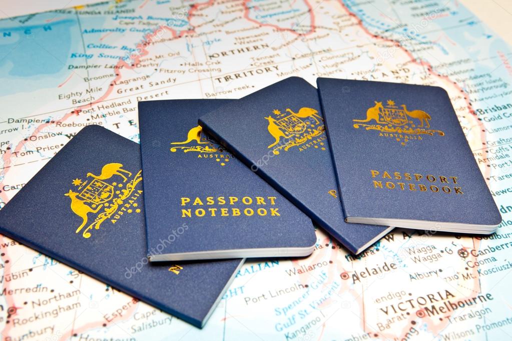 Australian Passports — Stock Photo © derek@hatfielddesign.com #46405091