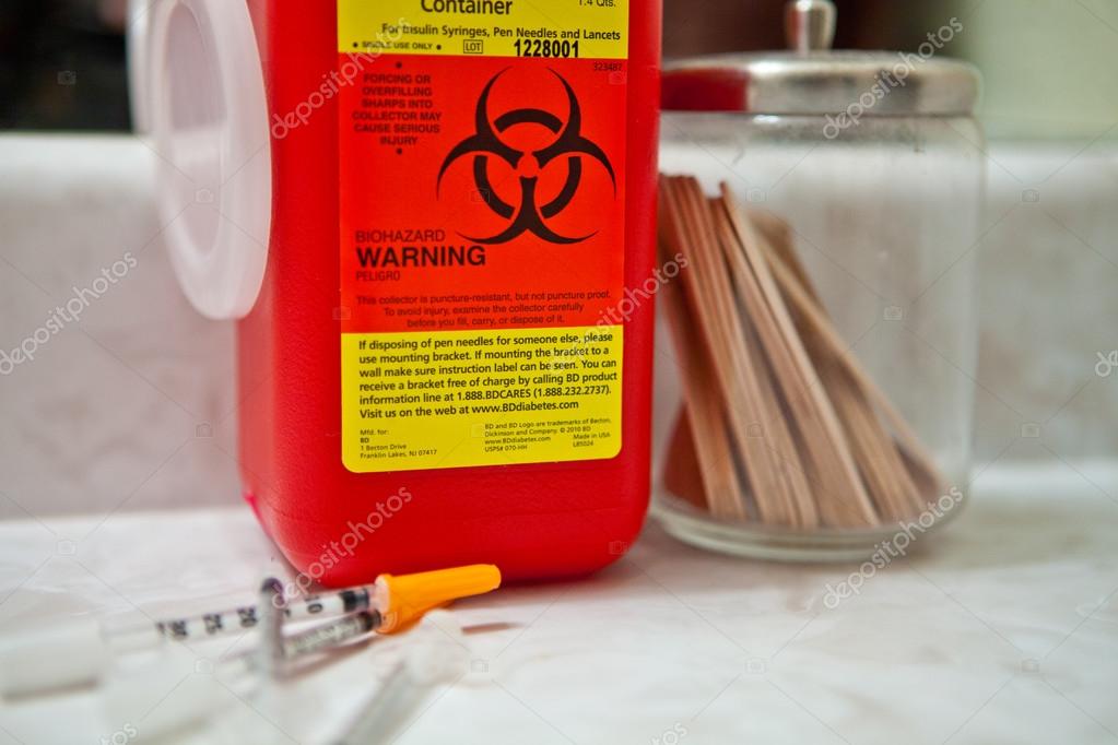 Biohazard Container — Stock Photo © derek@hatfielddesign.com #46405691