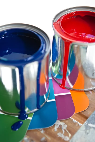 Colorful paint cans Stock Photos, Royalty Free Colorful paint cans ...