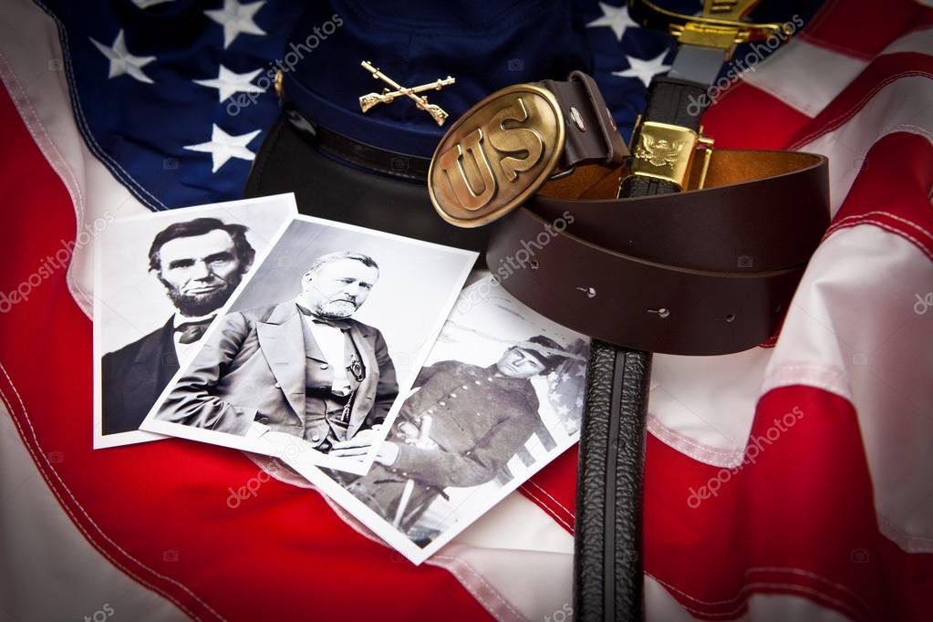 Civil War Items Union — Stock Photo © derek@hatfielddesign.com #46477239