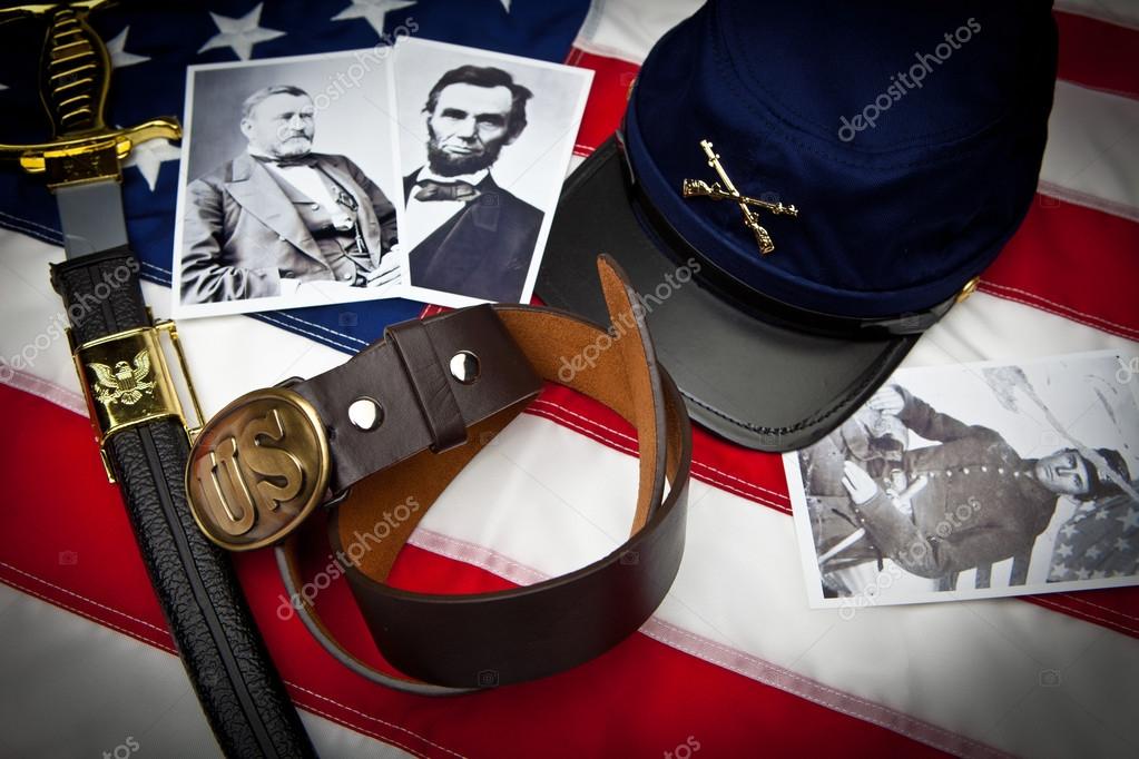 Civil War Items Union — Stock Photo © derek@hatfielddesign.com #46477247