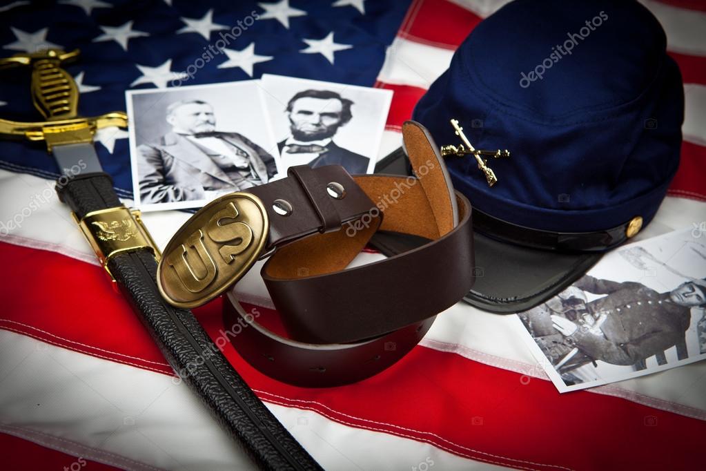 Civil War Items Union — Stock Photo © derek@hatfielddesign.com #46477269