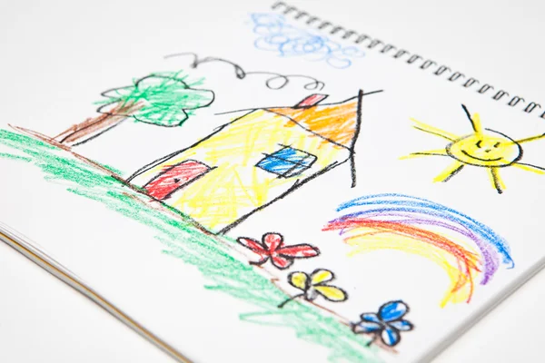 Kids Drawing — Stock Photo © derek@hatfielddesign.com #48109117