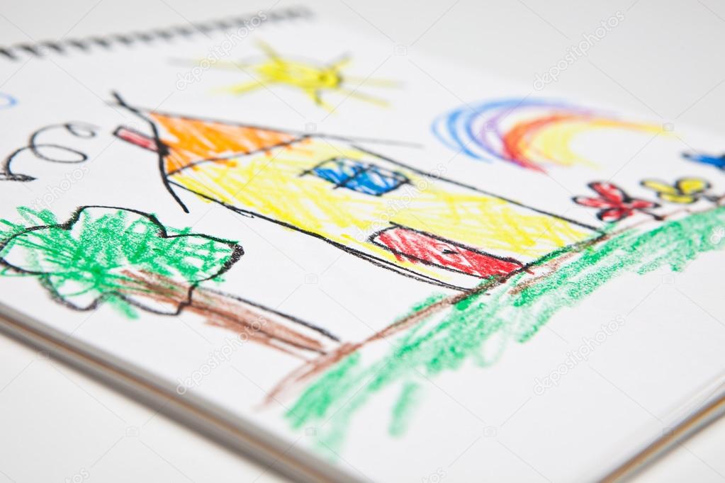 Kids Drawing Stock Photo by ©derek@hatfielddesign.com 48109141