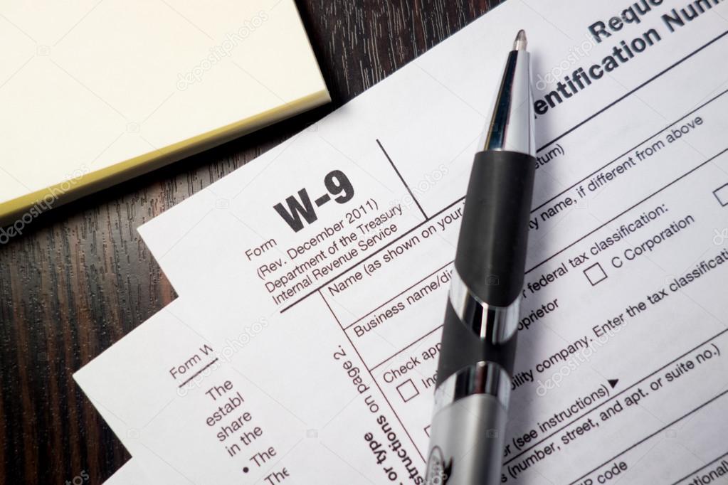 W9 Tax Form — Stock Photo © derek@hatfielddesign.com #48627047