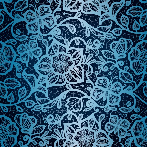 Abstract seamless lace pattern with flowers roses Stock Vector Image by ...