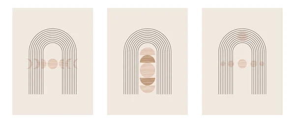 Set Mid Century Modern Minimalist Art Print Organic Natural Shape Stock Vector by ©anna11957 ...