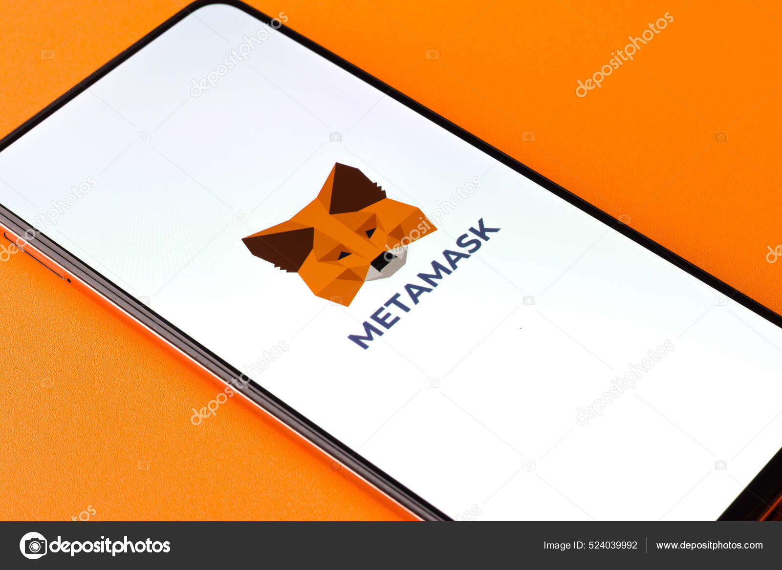 West Bangal India Septiembre 2021 Metamask Logo Phone Screen Stock Ilustración de stock ...
