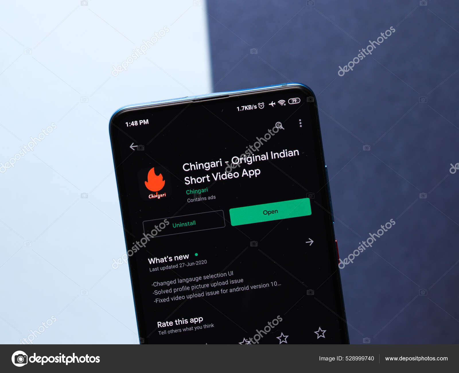 Assam India July 2020 Chingari Original Indian Short Video App — Stock ...