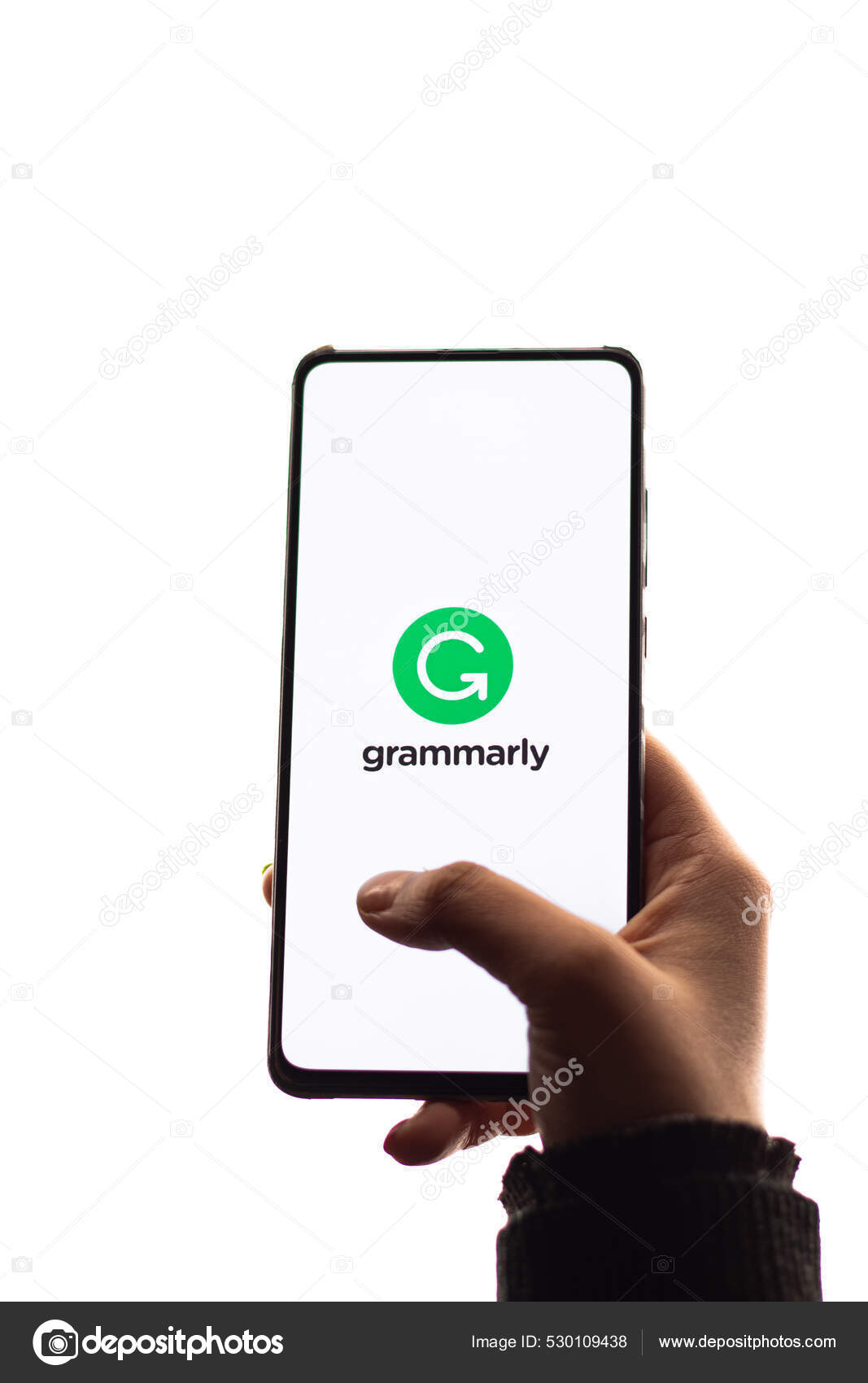Assam India November 2020 Grammarly Logo Phone Screen Stock Image ...