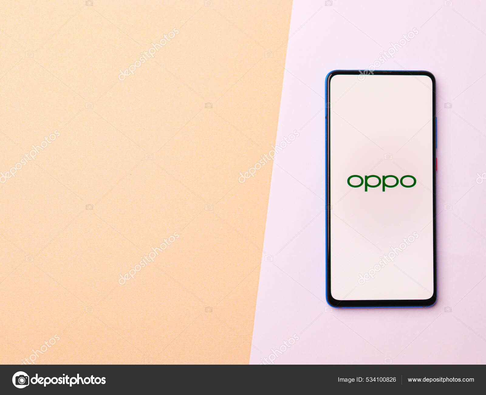 Assam India Enero 2020 Logotipo Oppo Imagen Stock Pantalla Del — Foto ...
