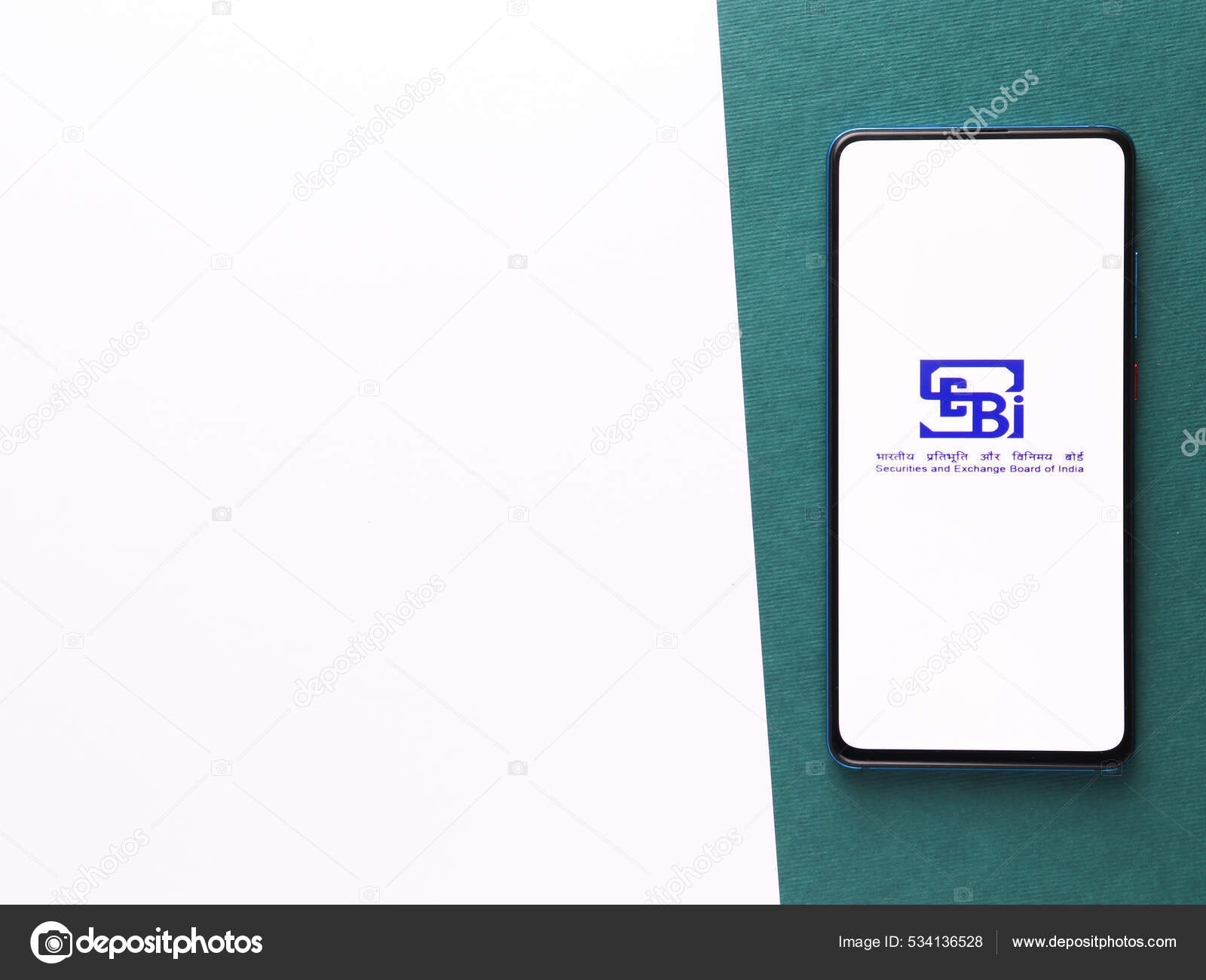Assam India Agosto 2020 Sebi Logo Phone Screen Stock Image — Foto ...