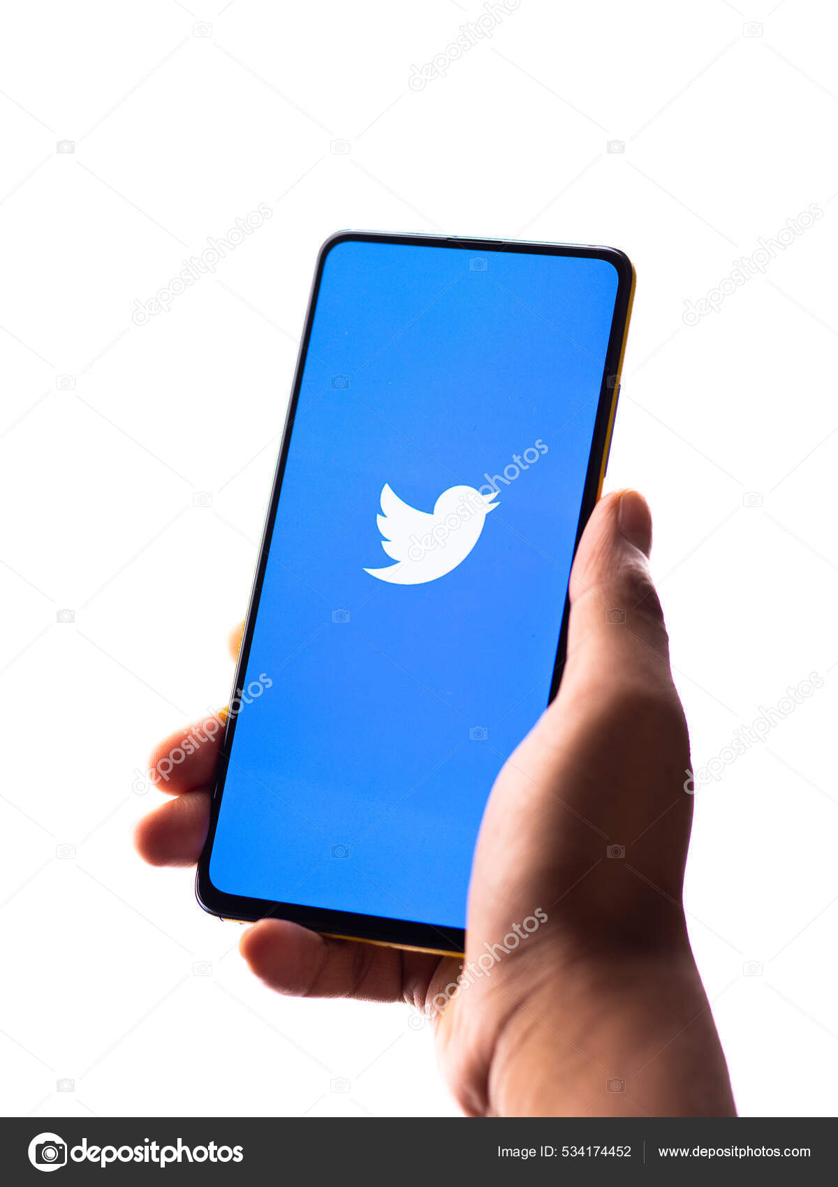 Assam India October 2020 Twitter Logo Phone Screen Stock Image — Stock ...