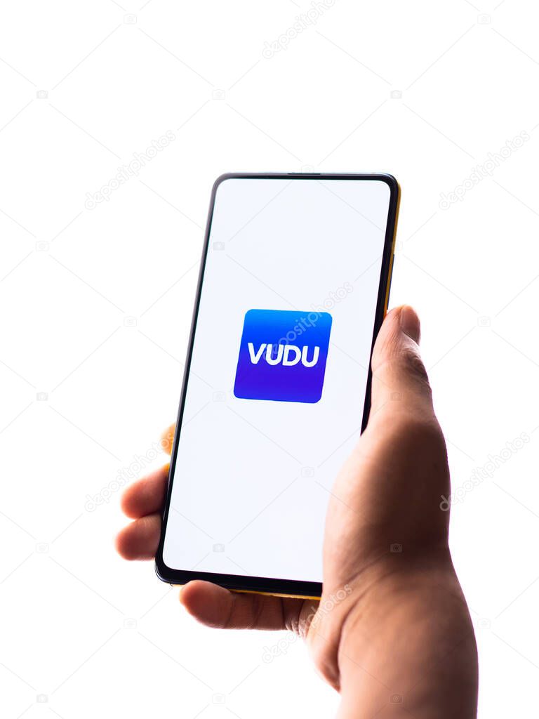 Assam, India - 29 de octubre de 2020: logotipo de Vudu en la imagen de ...