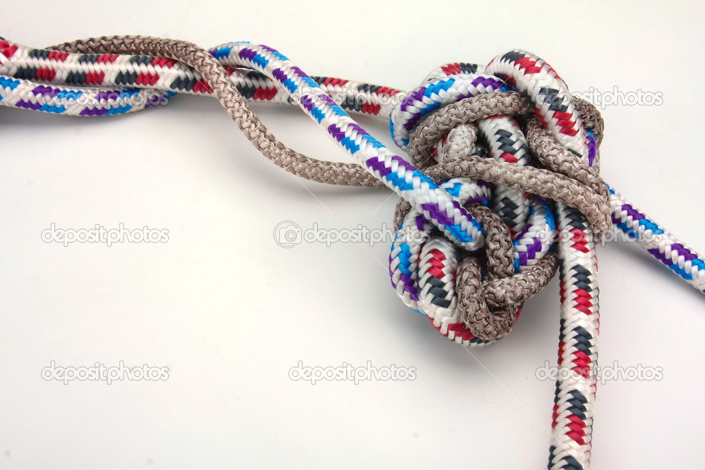 A rope with a knot Stock Photo by ©Lenets_Tatsiana 41059651