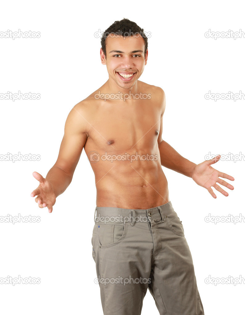 Strong man with a healthy body — Stock Photo © Lenets_Tatsiana #41176231