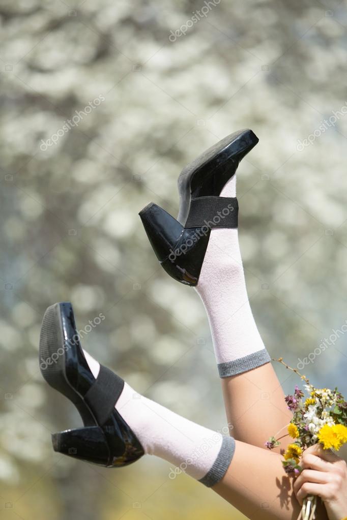 Sexy spring legs Stock Photo by ©HappyCity 44785073