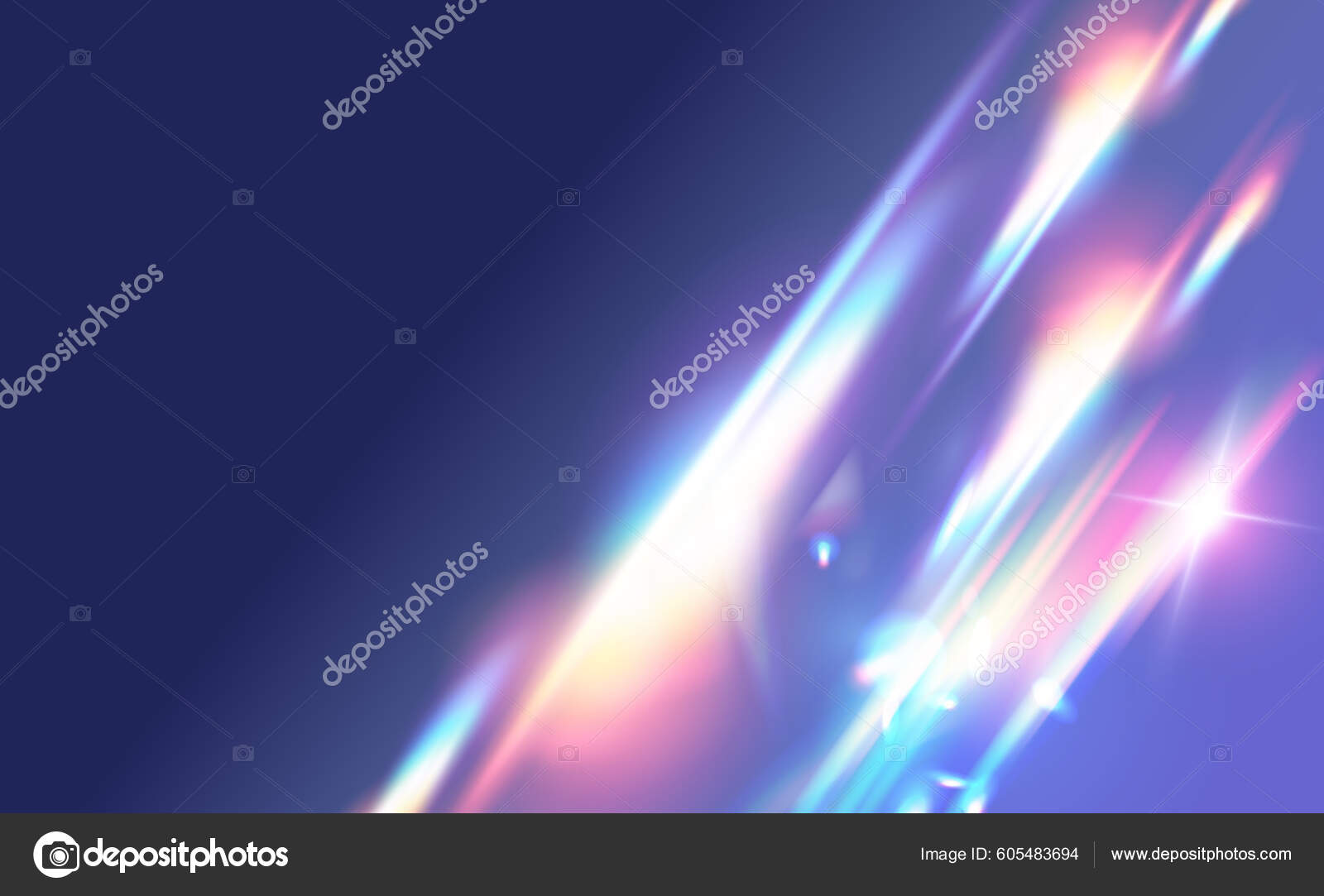Transparent Light Refraction Pattern Adding Effects Backgrounds Objects ...
