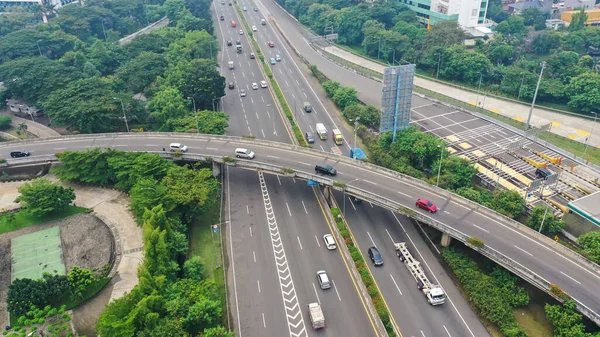 Road system. Road interchanges. Multi-level highways. The movement of ...