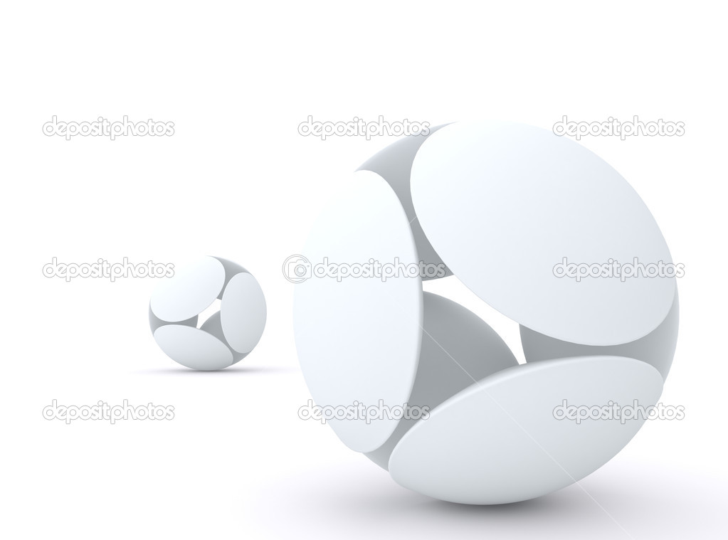 3d abstract spheres background Stock Photo by ©mandrixta 41282023
