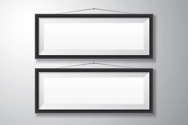 Black picture frames Vector Art Stock Images | Depositphotos