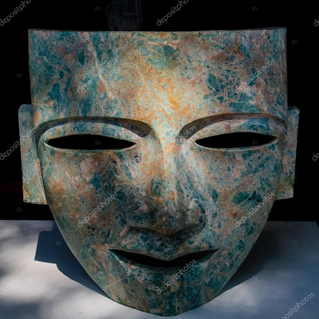 Mayan Masks Artifact Stock