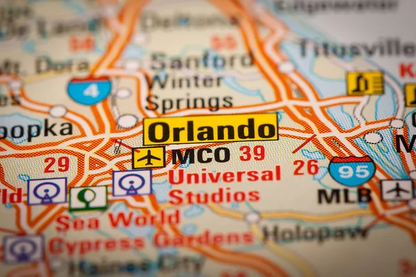Orlando city map Stock Photos, Royalty Free Orlando city map Images ...