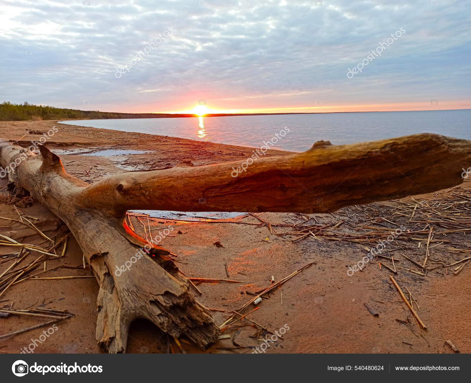 Beautiful Sunset Lake — Stock Photo © CatinVelvet #540480624 Beautiful Sunset Lake — Stock Photo © CatinVelvet #540480624