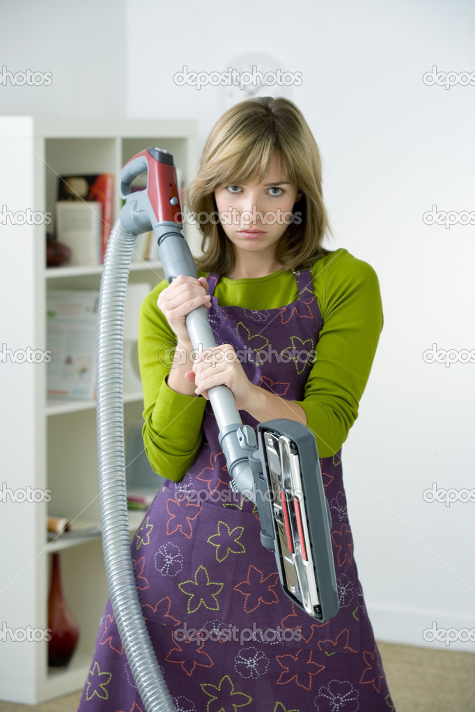 WOMAN DOING HOUSEWORK — Stock Photo © imagepointfr #44393421