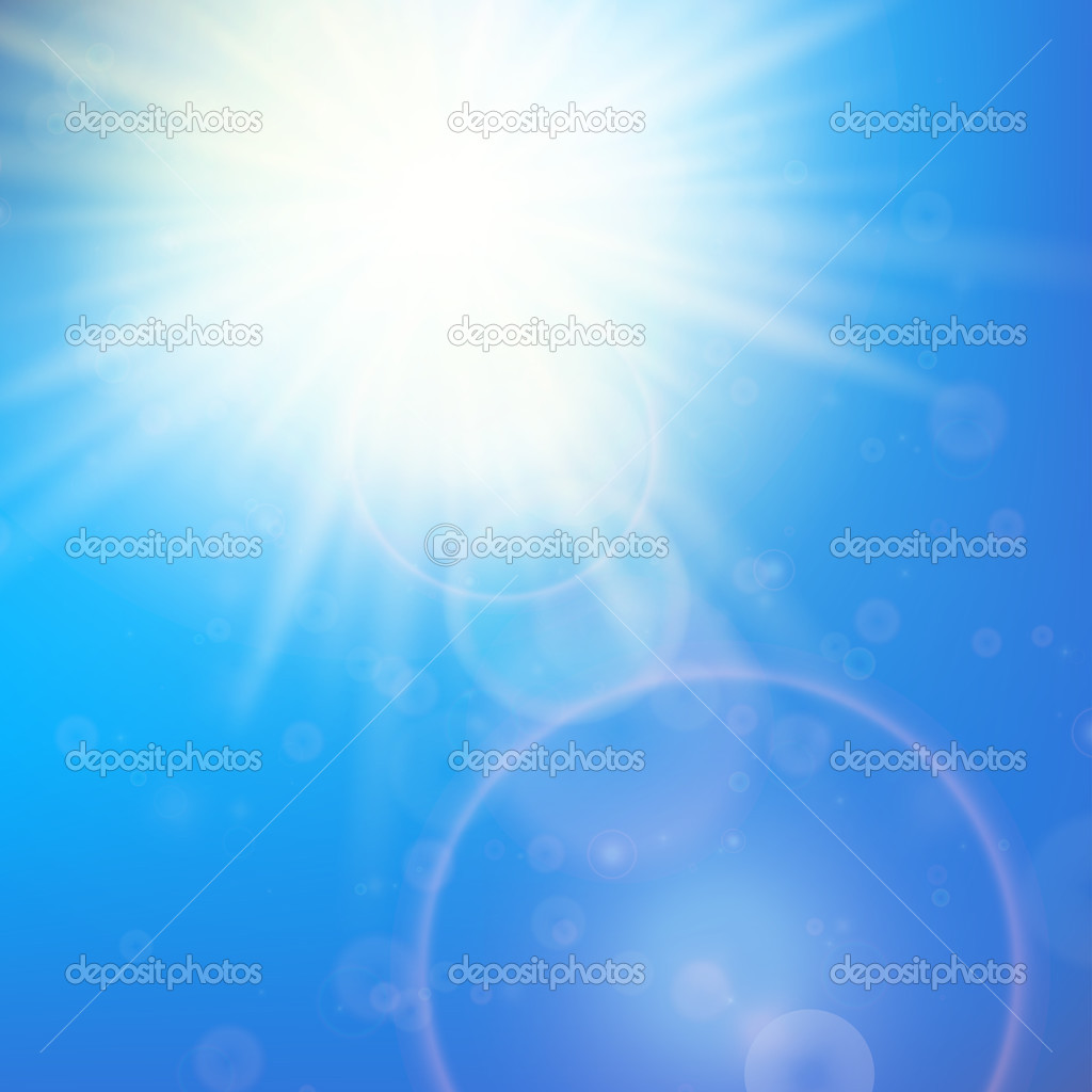 Sun with lens flare template Stock Vector by ©Glush2502 49538035
