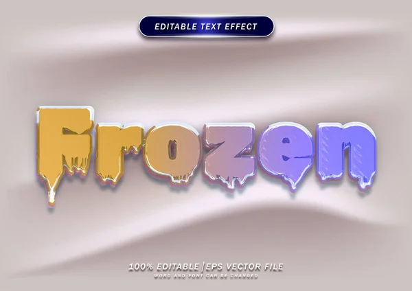 100,000 Frozen text font Vector Images | Depositphotos