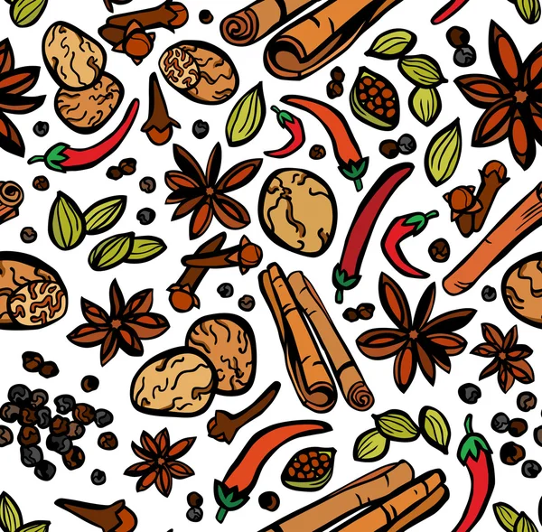 Whole spices Vector Art Stock Images | Depositphotos
