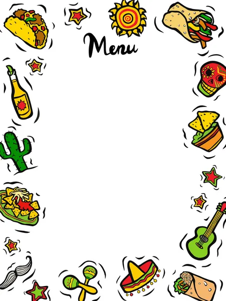 Mexican Taco Clipart Border
