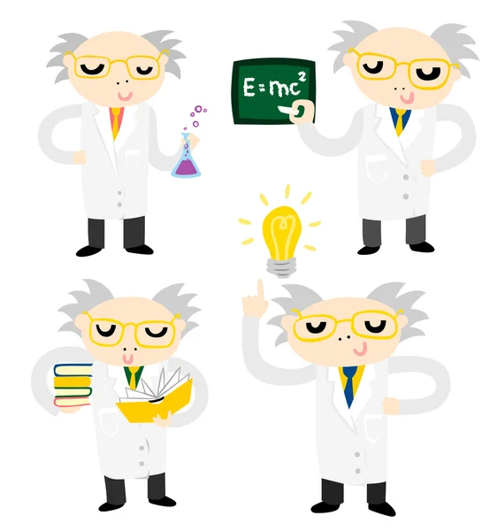 Crazy scientist Vector Art Stock Images | Depositphotos