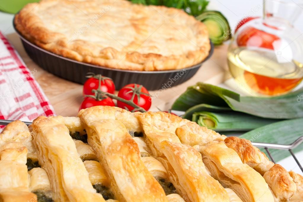 Two pies - open and closed Stock Photo by ©Nalga 41981325