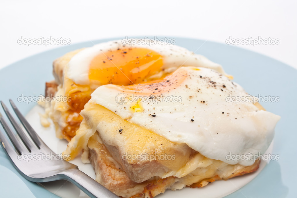 Serving of Croque Madame Stock Photo by ©Nalga 42001925