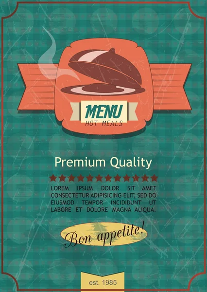 Old-fashioned design of the first page menu Stock Vector by ©Chalapan ...