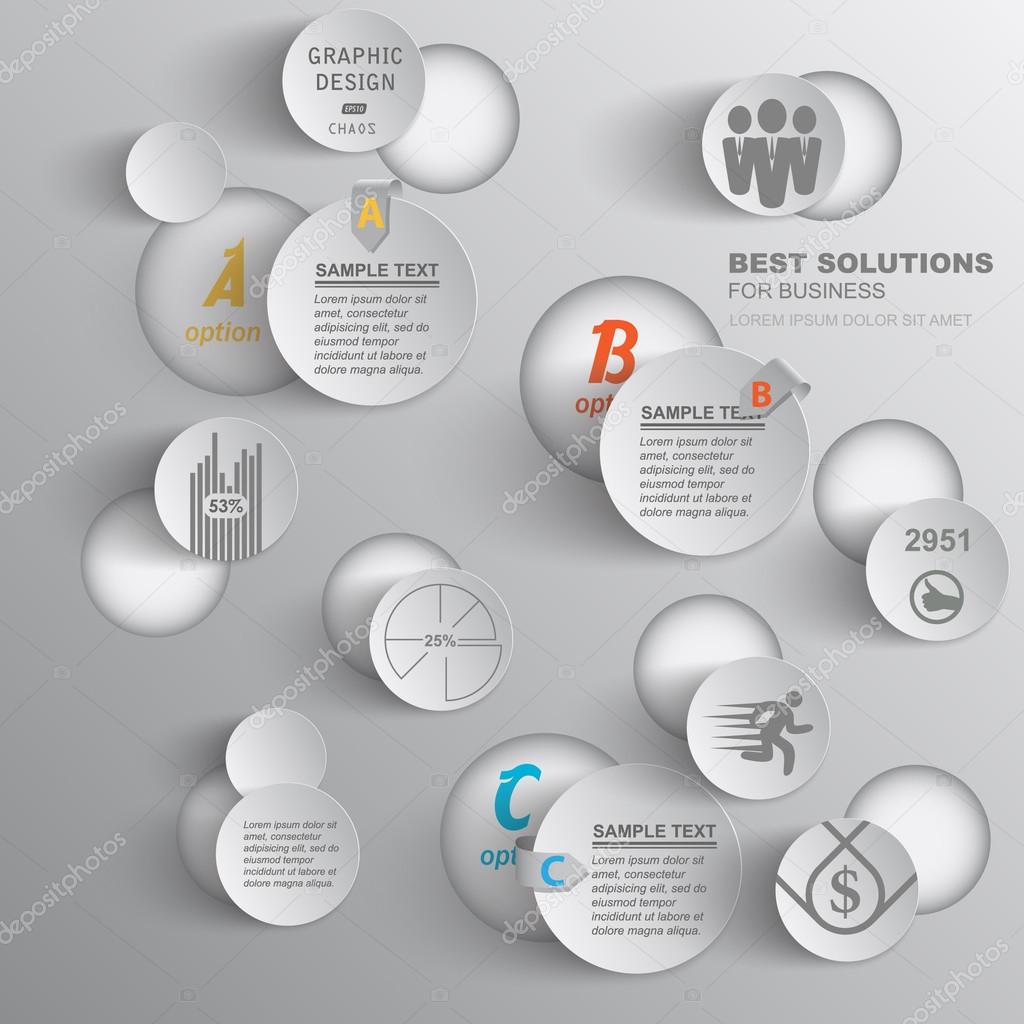 Chaotic circles data Stock Vector by ©Chalapan 43625757
